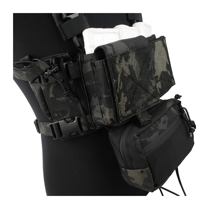 TMC Modular Chest Rig ( Set A Multicam Black )