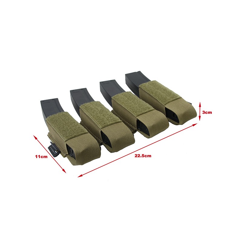 TMC DOPE Insert for SUBMACHINE Gun Magazie ( Khaki - BK )